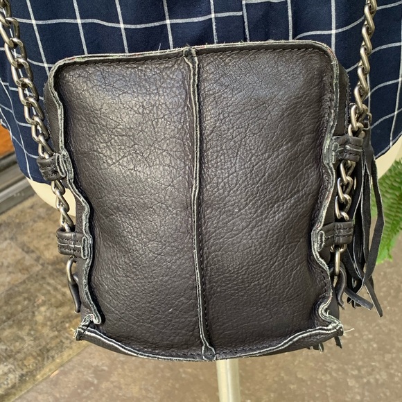 Cut N Paste | Bags | Cut N Paste Leather Crossbody Fringe Zipper Detail ...